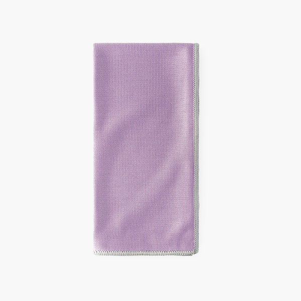Customer Order Window Cloth amethyst with graphite trim